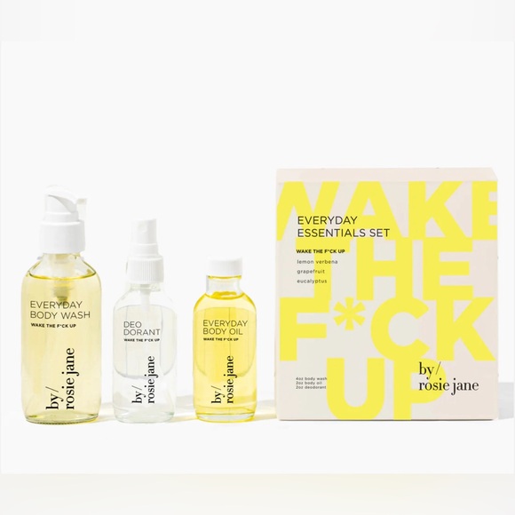 By Rosie Jane | Bath & Body | Rosie Jane Everyday Essentials Set Wake The F Up | Poshmark
